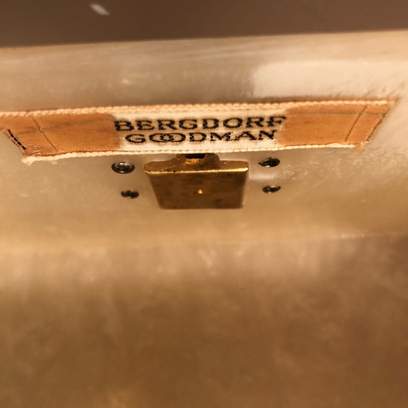 Bags | Stunning Bergdorf Goodman Lewis Vintage Cream Bakelite Handbag W ...